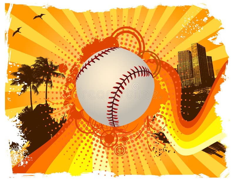 Baseball background ball stock vector. Illustration of people - 36544918