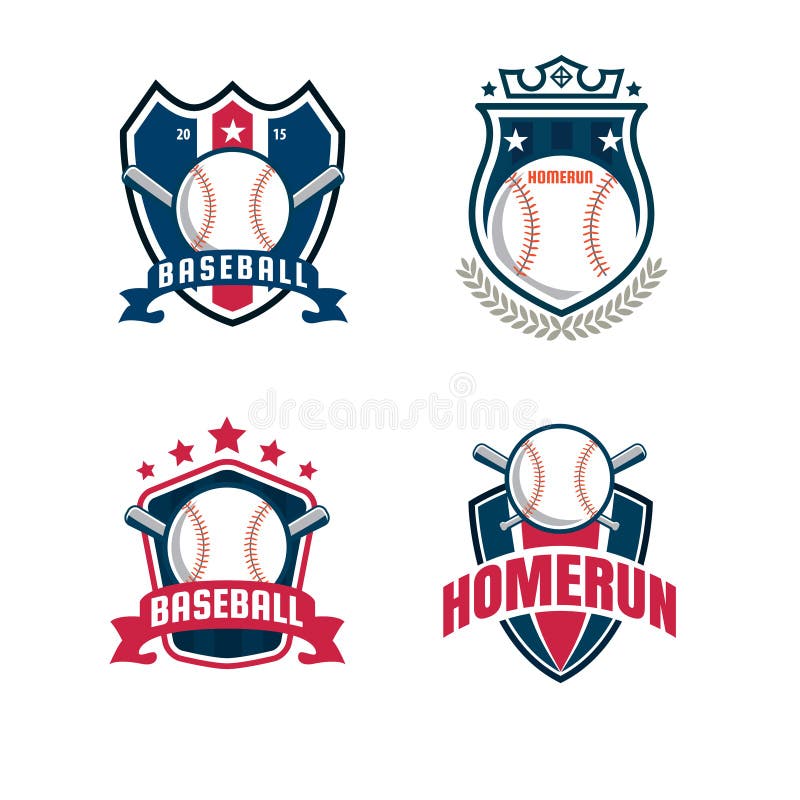 Baseball badge set stock vector. Illustration of play - 72968950