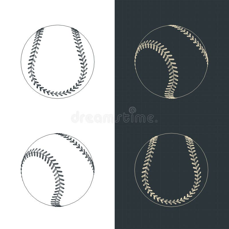 Baseball Vector Stylized Stock Illustrations – 232 Baseball Vector ...