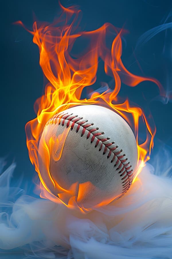 Fireball Baseball Stock Illustrations – 269 Fireball Baseball Stock ...