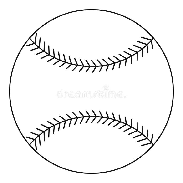 Baseball Outline Stock Illustrations – 18,384 Baseball Outline Stock ...