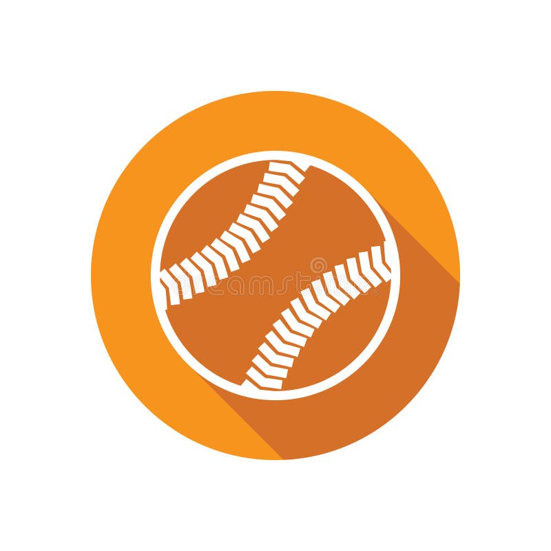 Baseball ball icon vector stock vector. Illustration of design - 300824448