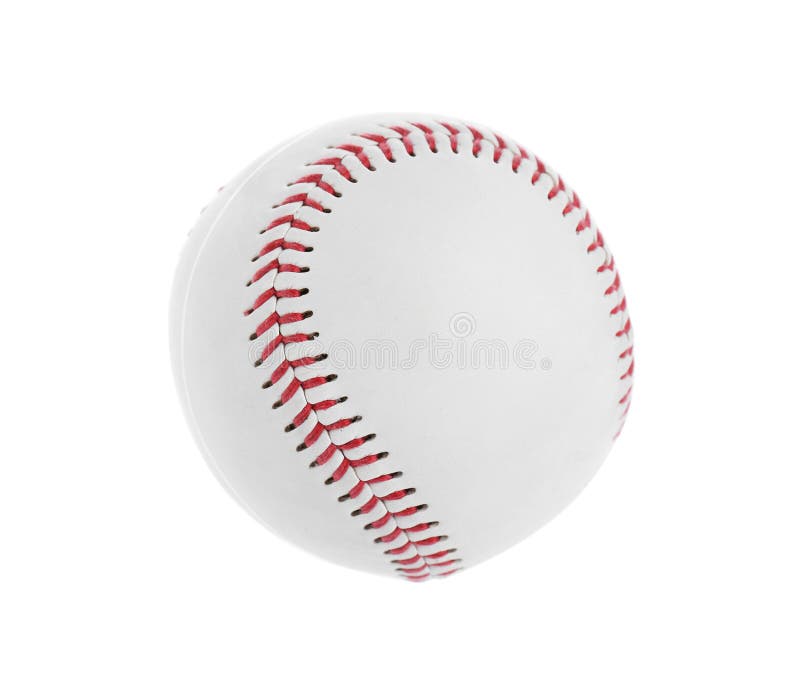 Baseball Ball Isolated on White. Sportive Equipment Stock Photo - Image ...