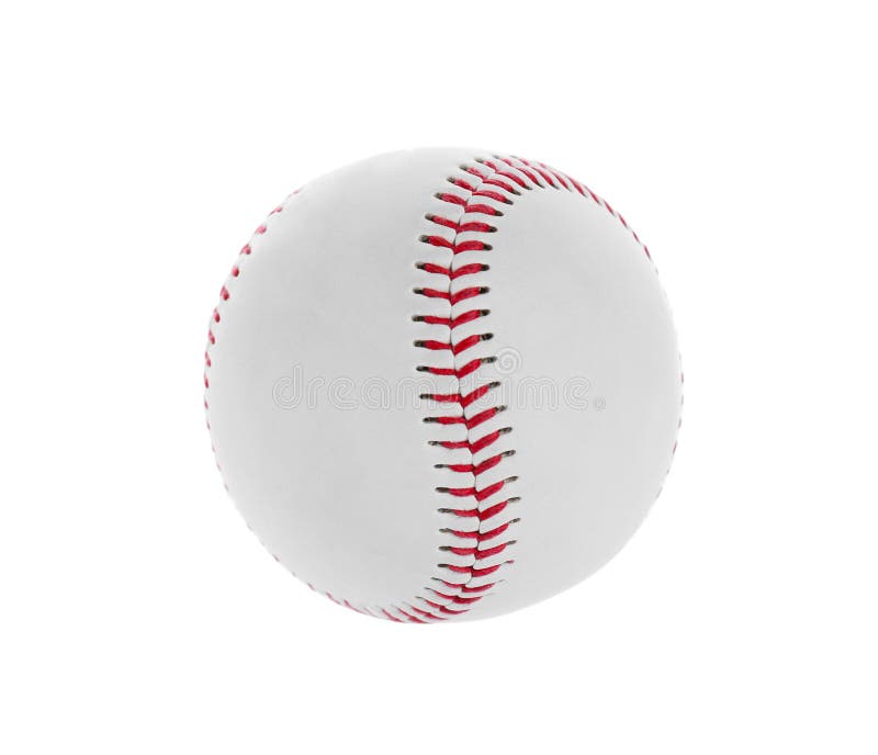 Baseball Ball Isolated on White. Sportive Equipment Stock Image - Image ...