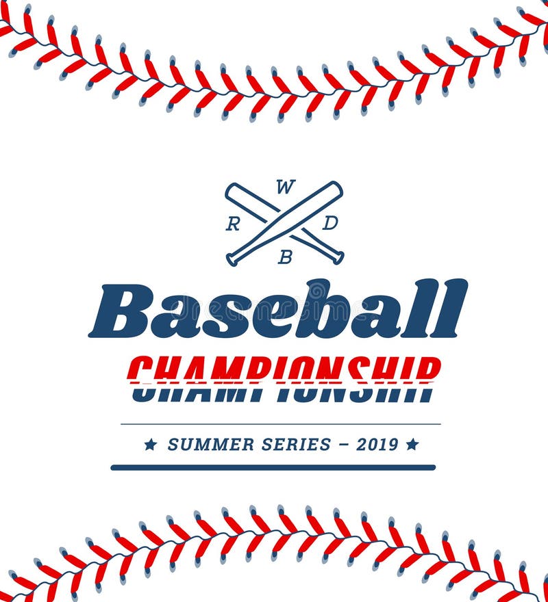 Baseball Ball Text Frame on White Background. Stock Vector ...