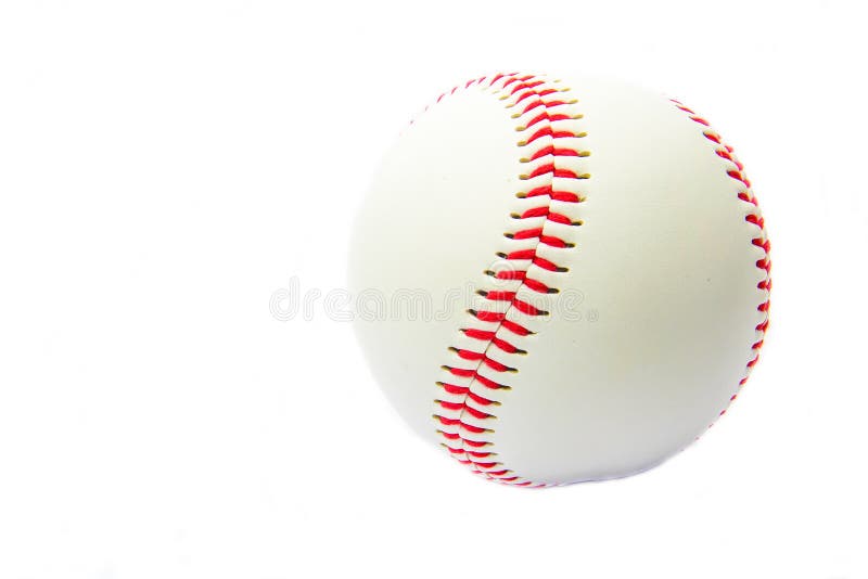White Baseball Ball on a White Background Stock Photo - Image of ...