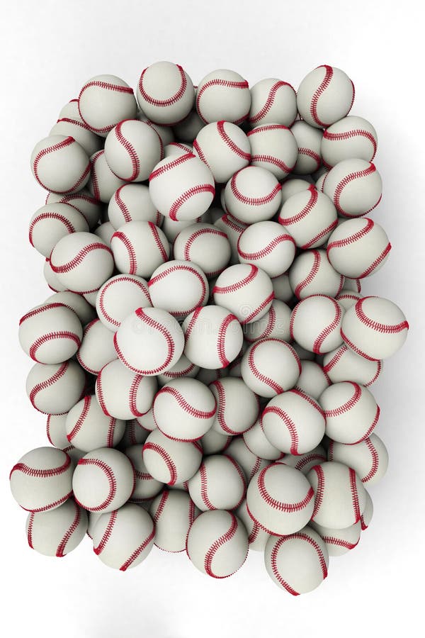Baseballs pile stock illustration. Illustration of play - 29792776