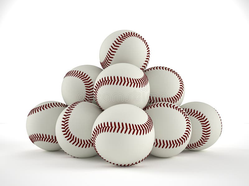 Pile Baseball Balls Stock Illustrations – 82 Pile Baseball Balls Stock ...