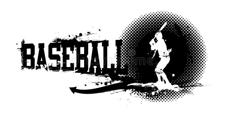 Baseball Banner Vector Illustration Stock Vector - Illustration of ...