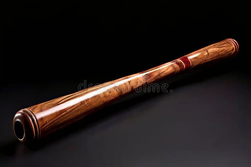 Baseball Bat a Baseball Bat with a Long Handle a Flat Head and a Stock ...