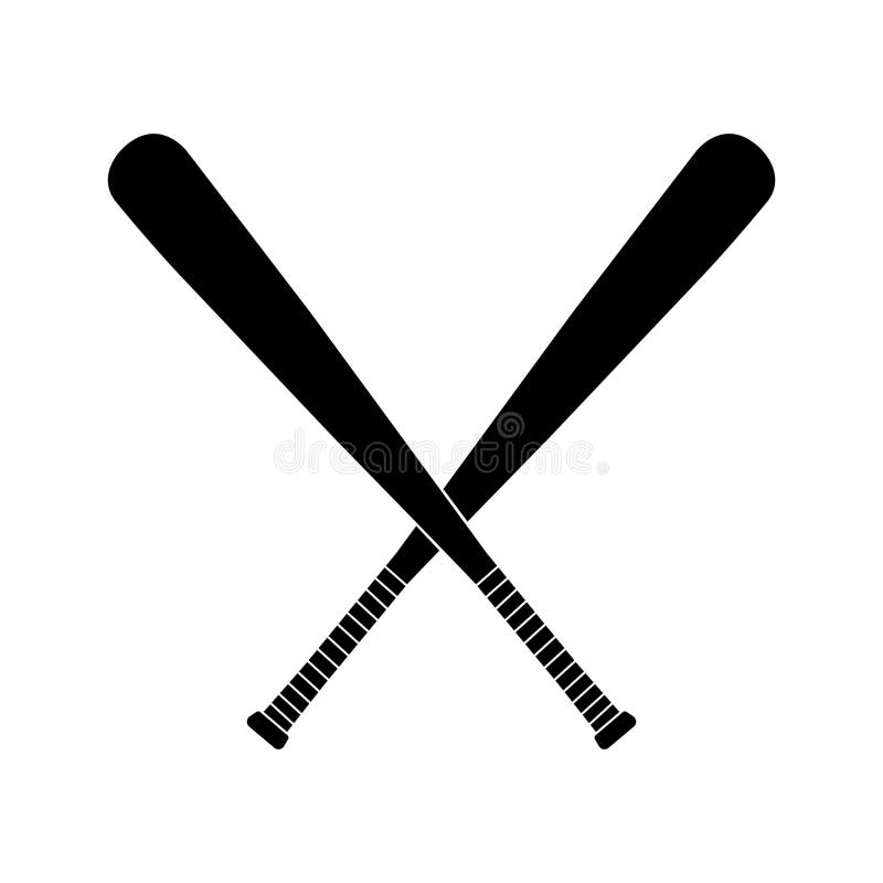 Baseball bat icon stock vector. Illustration of leisure - 320253579