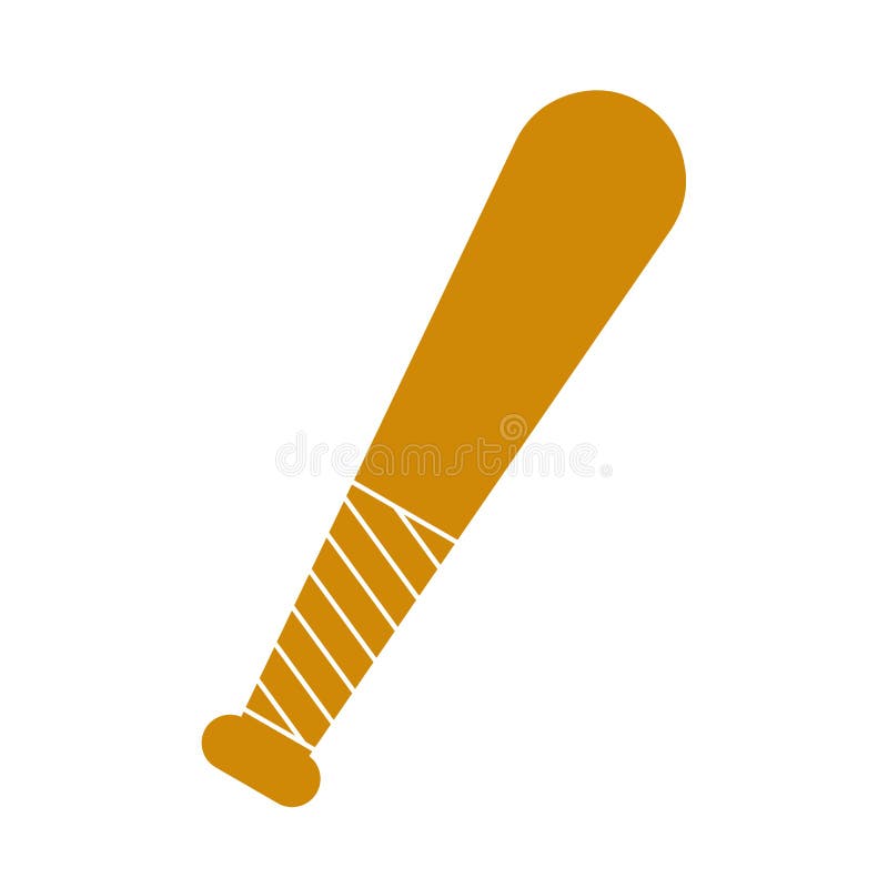 Baseball Bat Isolated. Sports Stick Vector Illustration Stock Vector ...