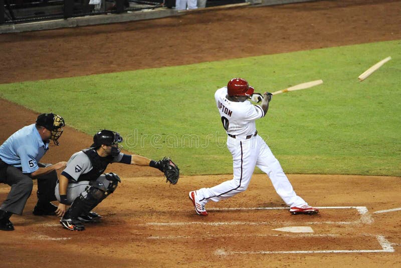 Baseball Bat Splitting. editorial photo. Image of play - 79207236