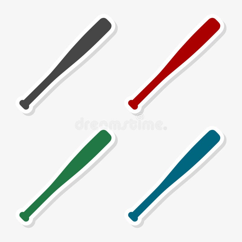 Baseball Bat - Vector Illustration Stock Vector - Illustration of ...