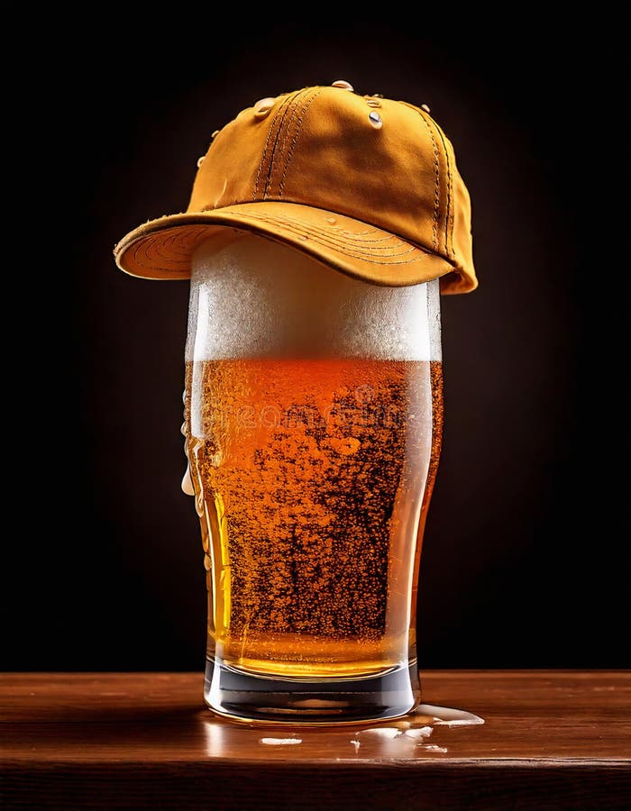 Baseball beer stock illustration. Illustration of closeup - 350753861