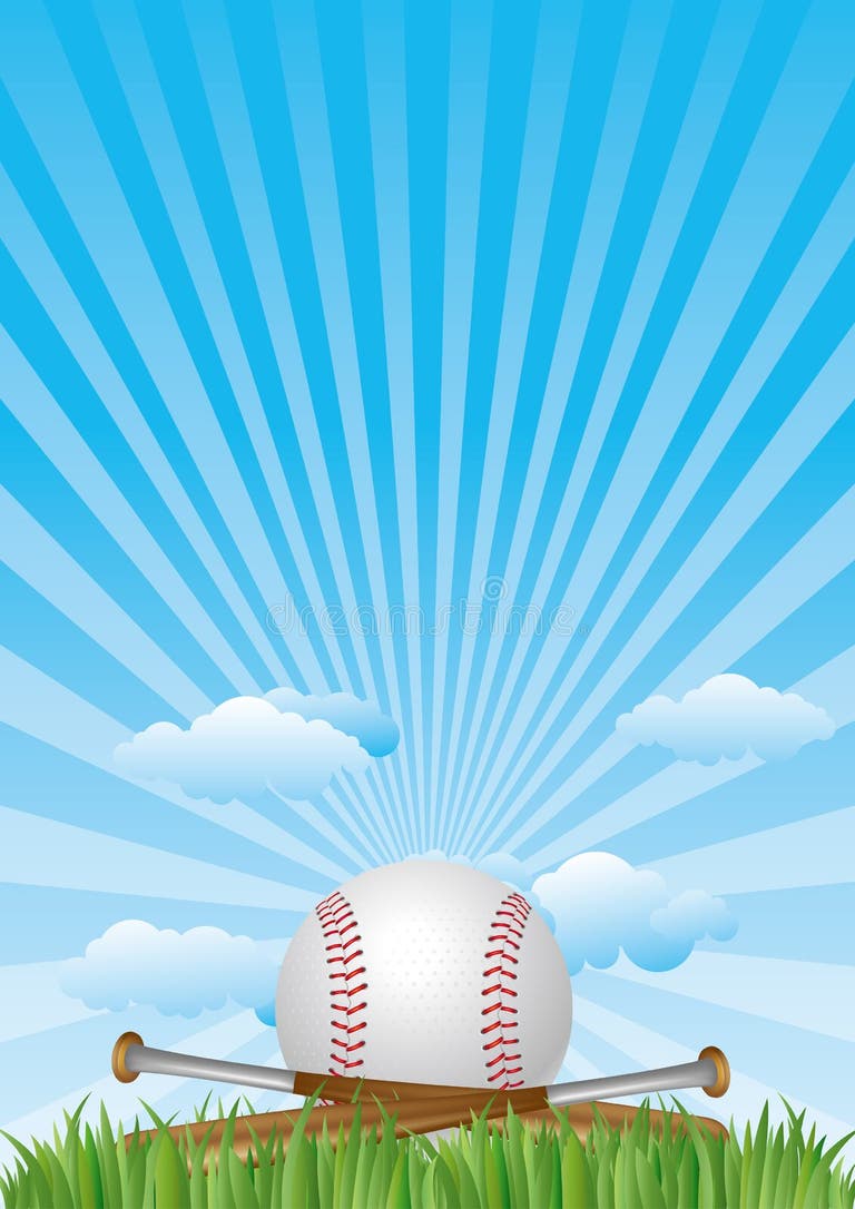Blue Baseball Backgrounds Stock Illustrations – 233 Blue Baseball ...