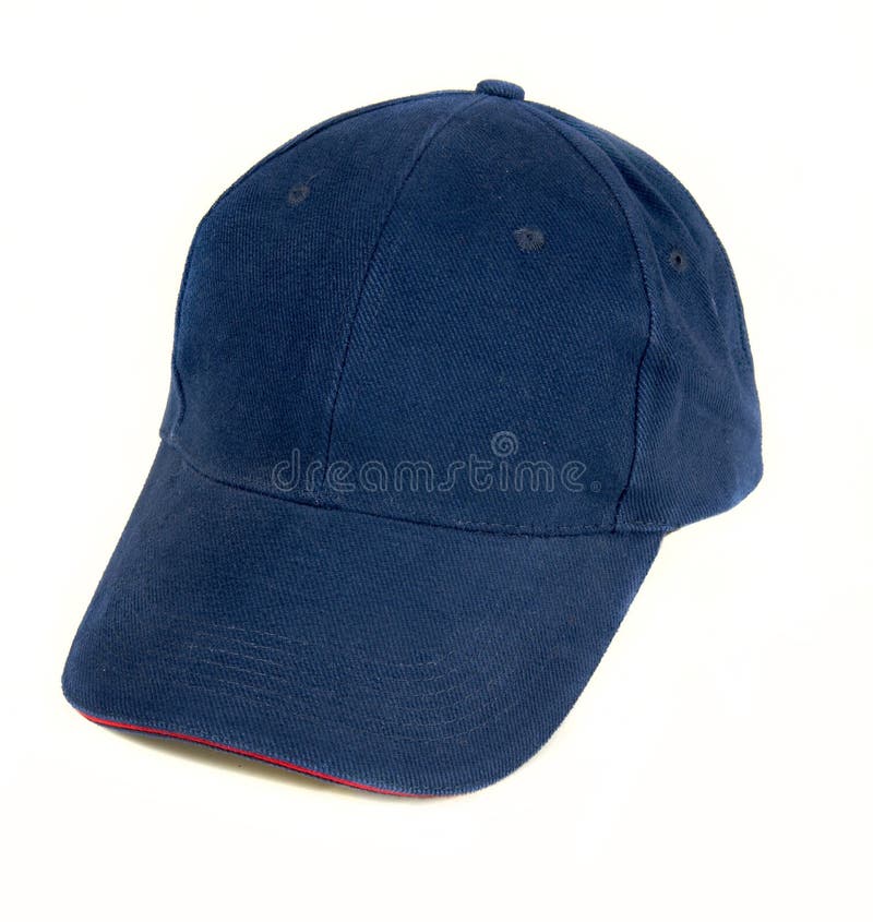 Baseball cap stock image. Image of front, navy, isolated - 21761201