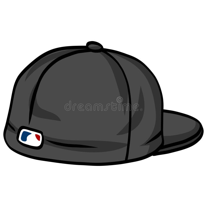 Baseball Cap Fitted Hat Illustration Vector Icon Stock Vector - Illustration of modern, simple ...