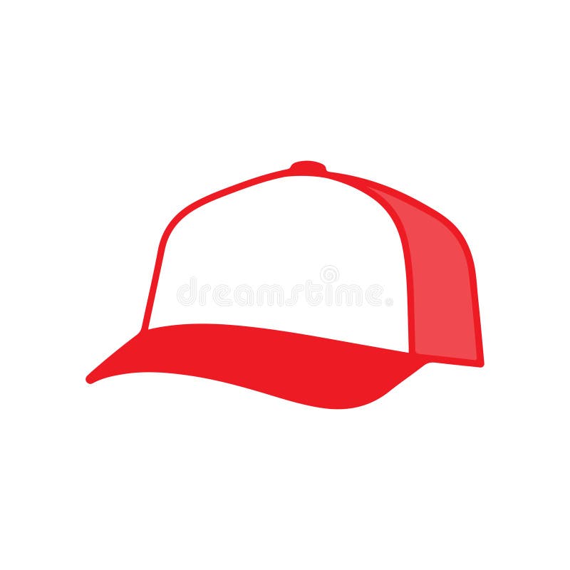 Baseball Cap Icon. Baseball Hat Isolated Stock Vector - Illustration of ...