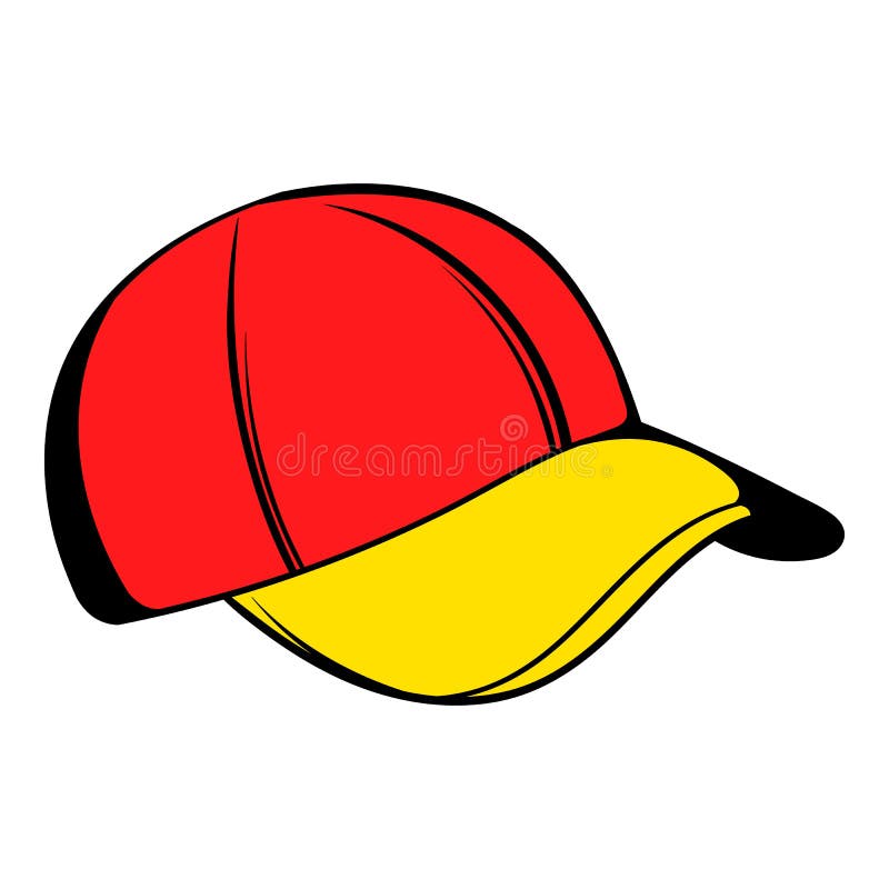 Baseball Cap Icon, Icon Cartoon Stock Vector - Illustration of sign ...