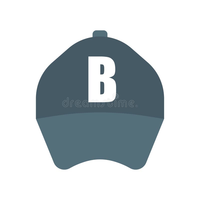 Baseball Cap Icon Vector Sign and Symbol Isolated on White Background ...