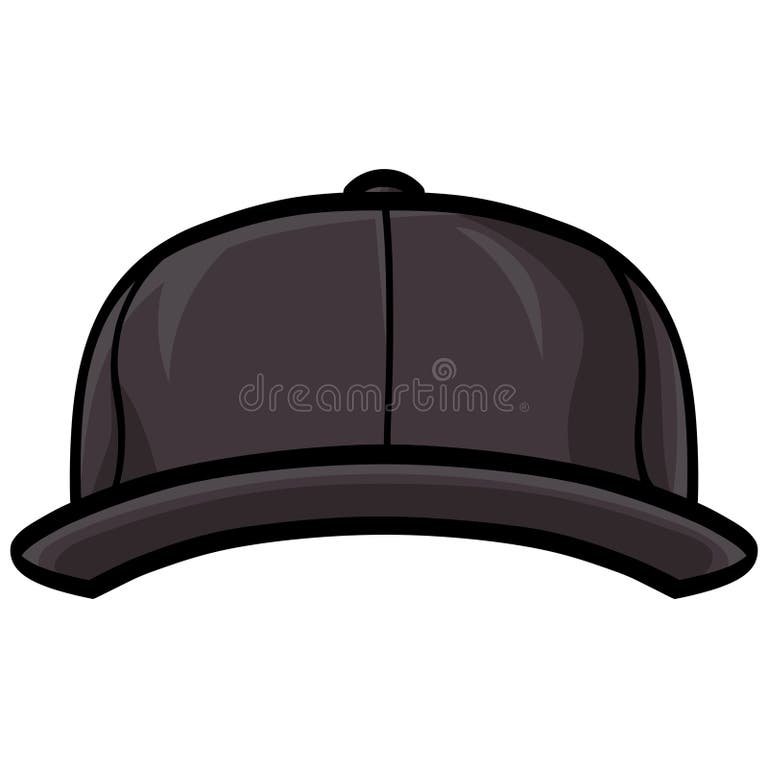Baseball Cap Snapback Hat Drawing Vector Illustration Stock Vector ...