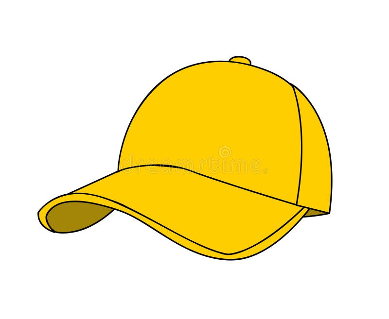 Baseball Cap Vector Illustration Stock Vector - Illustration of cotton ...