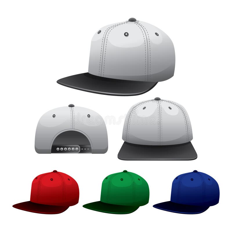 Baseball Cap. Vector Illustration Decorative Design Stock Vector ...