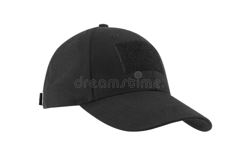Baseball Cap with Velcro for Patches Stock Image - Image of uniform ...