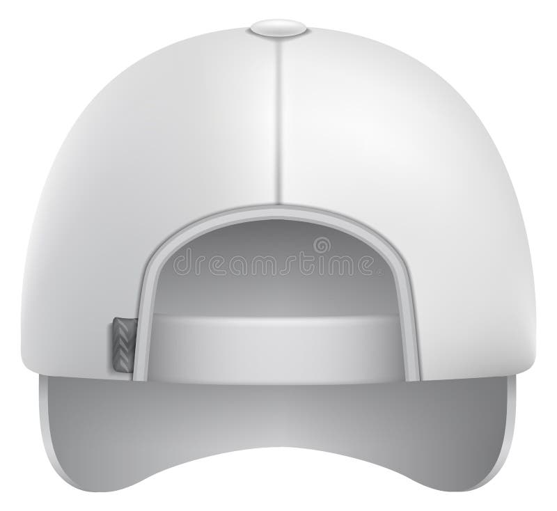 Realistic Baseball Cap Front, Side, Back Views Set. Stock Vector ...