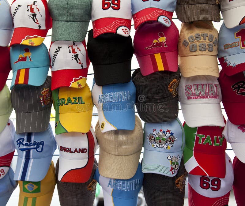 Baseball caps editorial photo. Image of brazil, display - 19625966