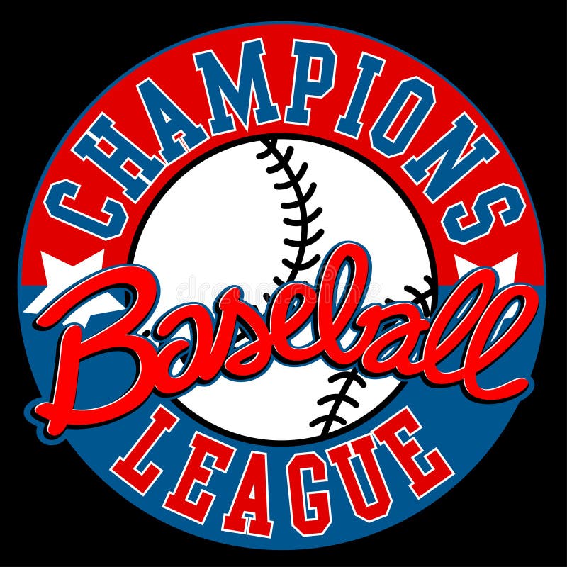 Baseballs and Stars Seamless Pattern Stock Vector - Illustration of ...