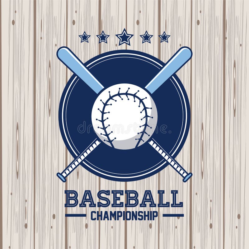 Baseball championship card stock vector. Illustration of ball - 137861355