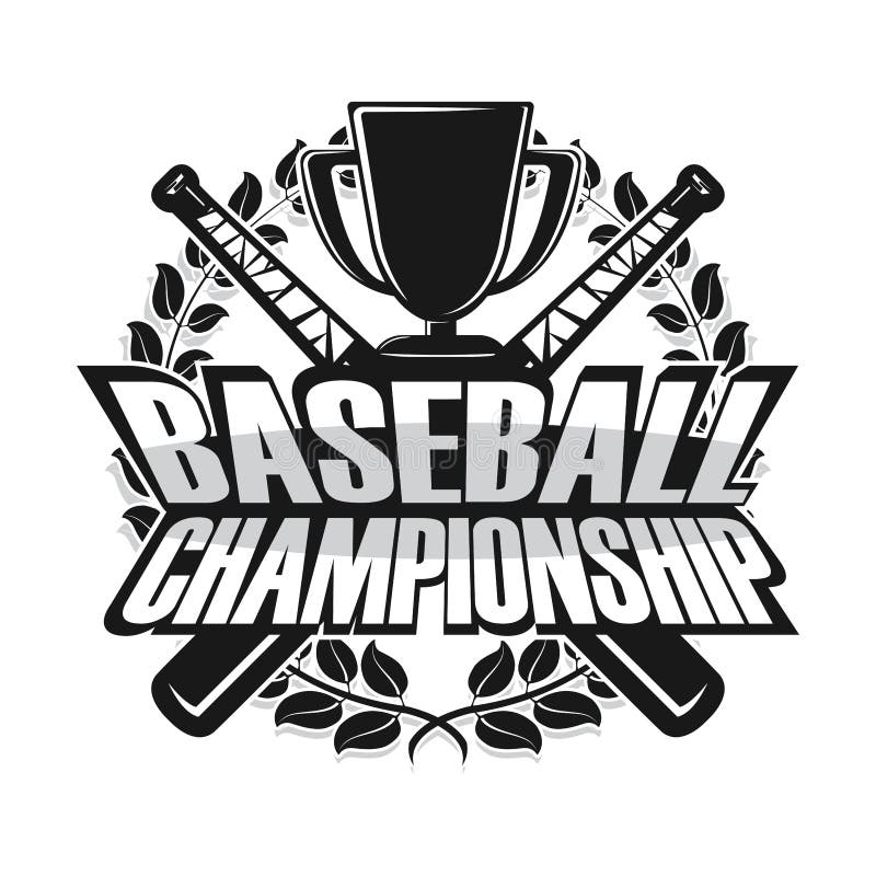 Baseball Championship Icon Or Emblem Stock Vector - Illustration of ...