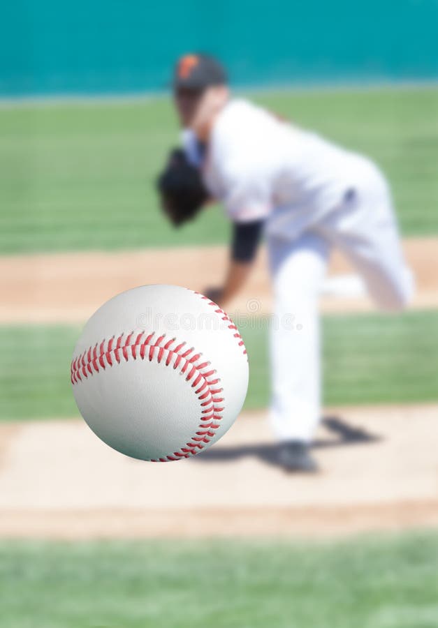 Baseball Coming Right at You Stock Image - Image of league, major: 31438953