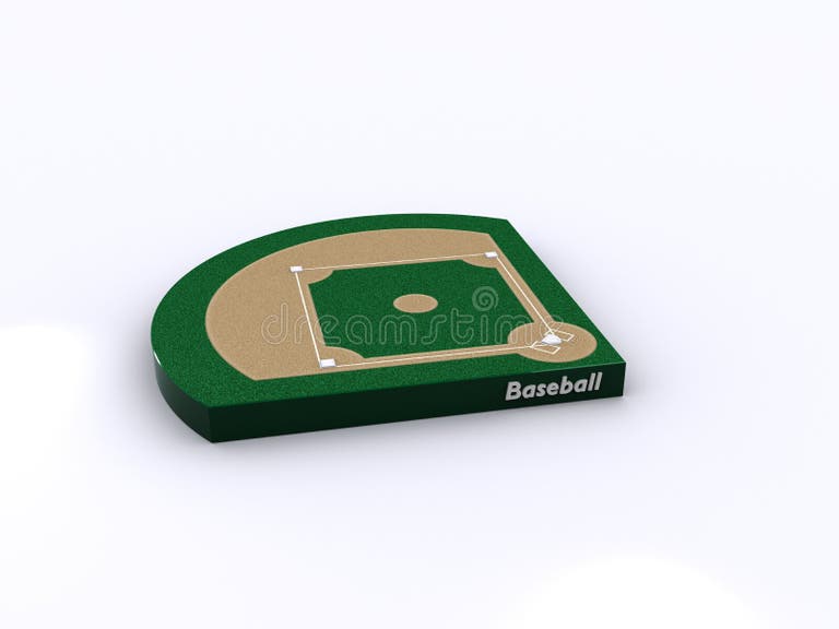 Baseball court icon stock photo. Illustration of america - 16936014