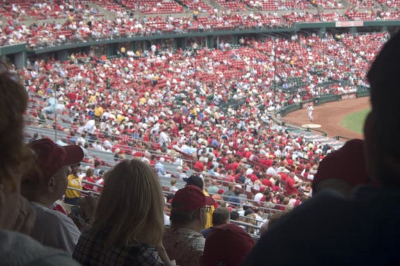 Baseball Crowd stock image. Image of field, players, crowd - 246303