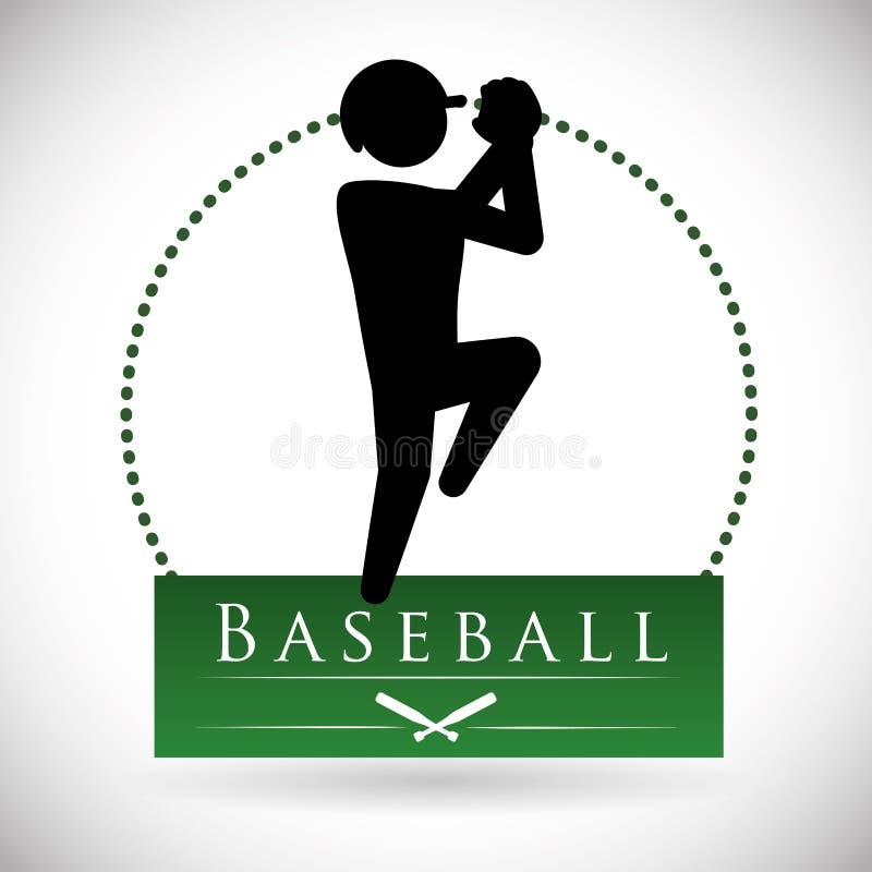 Baseball design stock vector. Illustration of hobbies - 58662874