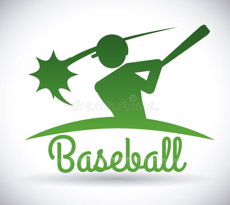 Baseball design stock vector. Illustration of base, american - 44958243