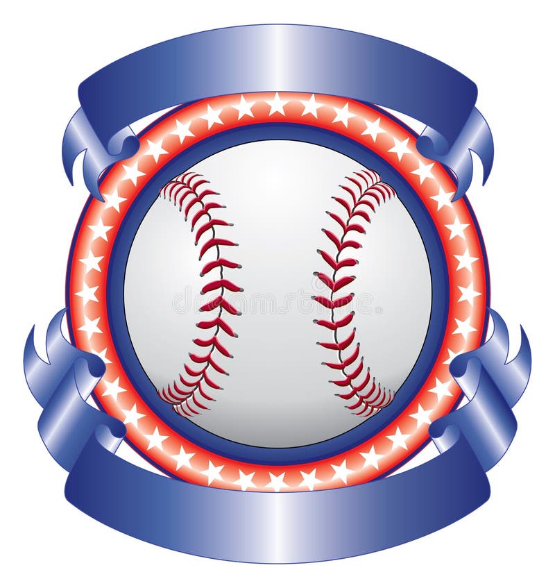 Baseball Design Template Diamond Stock Vector - Illustration of ribbon ...