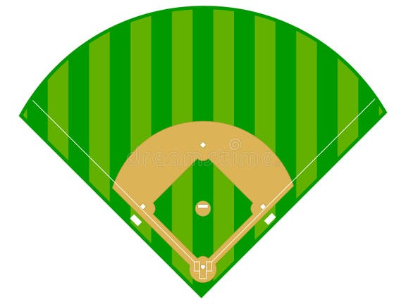Baseball Diamond stock vector. Illustration of design - 19047917