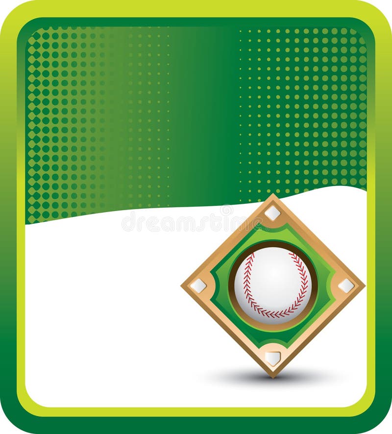 Baseball Diamond Vector Art