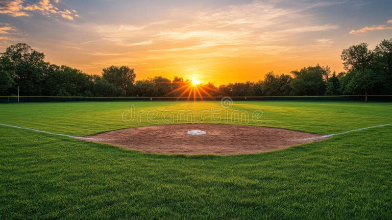 Baseball Diamond Background