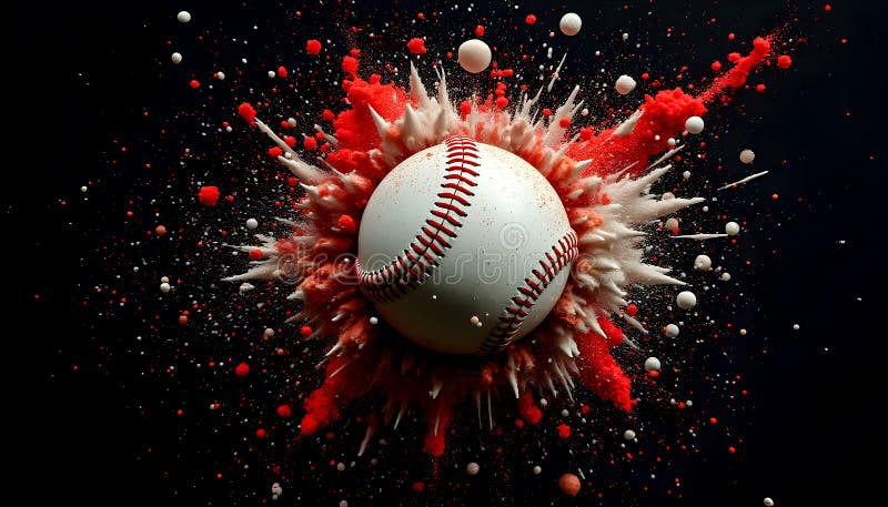Baseball Explodes Stock Illustrations – 8 Baseball Explodes Stock ...