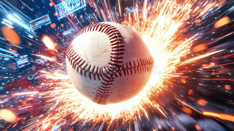 Zooming Home Run Baseball Stock Illustrations – 2 Zooming Home Run ...