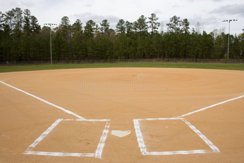 Baseballfeld stockbild. Bild von grün, feld, gras, baseball - 127756657