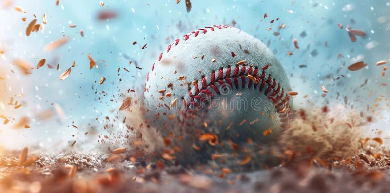 Baseball Fever. a Cool Baseball-themed Background with High Detailed ...