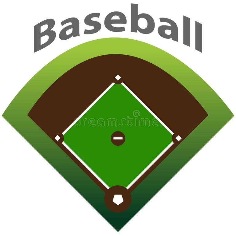 Baseball Field Overhead Stock Illustrations – 183 Baseball Field ...