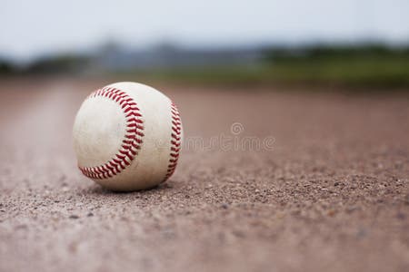 Baseball on Field stock photo. Image of ground, grass - 19858776