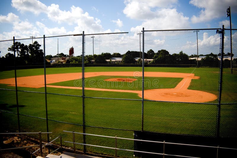 Baseball Field Empty stock image. Image of home, catch - 5376493